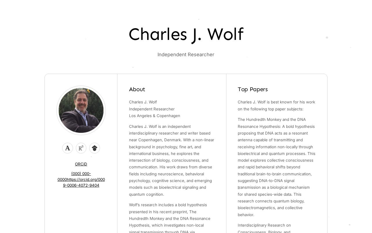 Charles J. Wolf